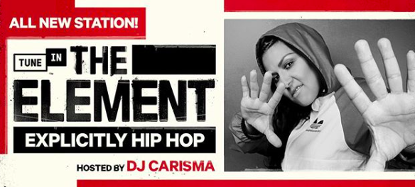 DJ Carisma Curates New Hip-Hop Station 'The Element'